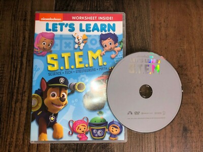 Lets Learn: S.T.E.M. (DVD, 2015) Nickelodeon, Paw Patrol, Bubble ...