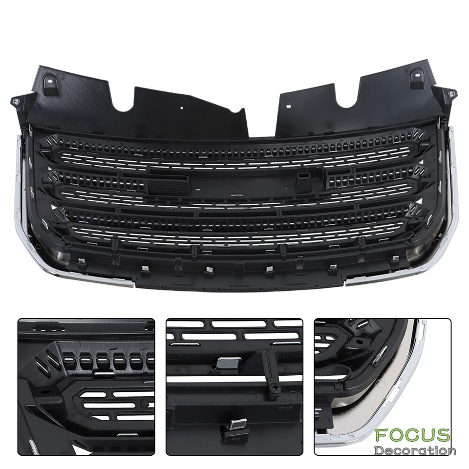 For GMC Terrain SLT 2016-2017 Front Bumper Grill Chrome Center Mesh ...