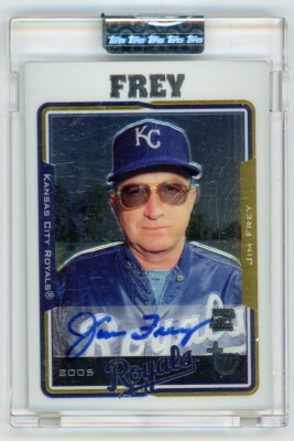 2005 Topps Retired Signature Edition JIM FREY Kansas City Royals AUTO ...