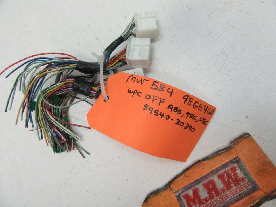 WIRE PLUG CONNECTOR ABS COMPUTER ANTI LOCK BRAKE MODULE ECM TRC VSC ...