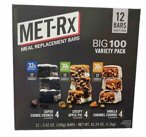 MET-Rx Big 100 Colossal Protein Bars Variety Pack - 12 count | eBay