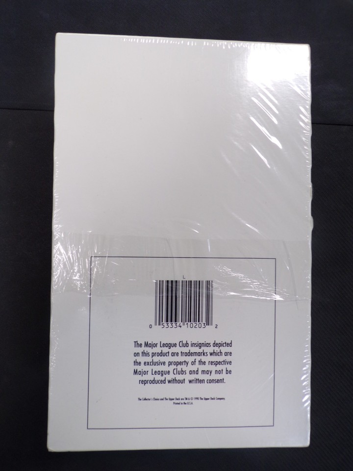 1991 UPPER DECK BASEBALL HOBBY BOX FACTORY SEALED MICHAEL JORDAN WHITE ...