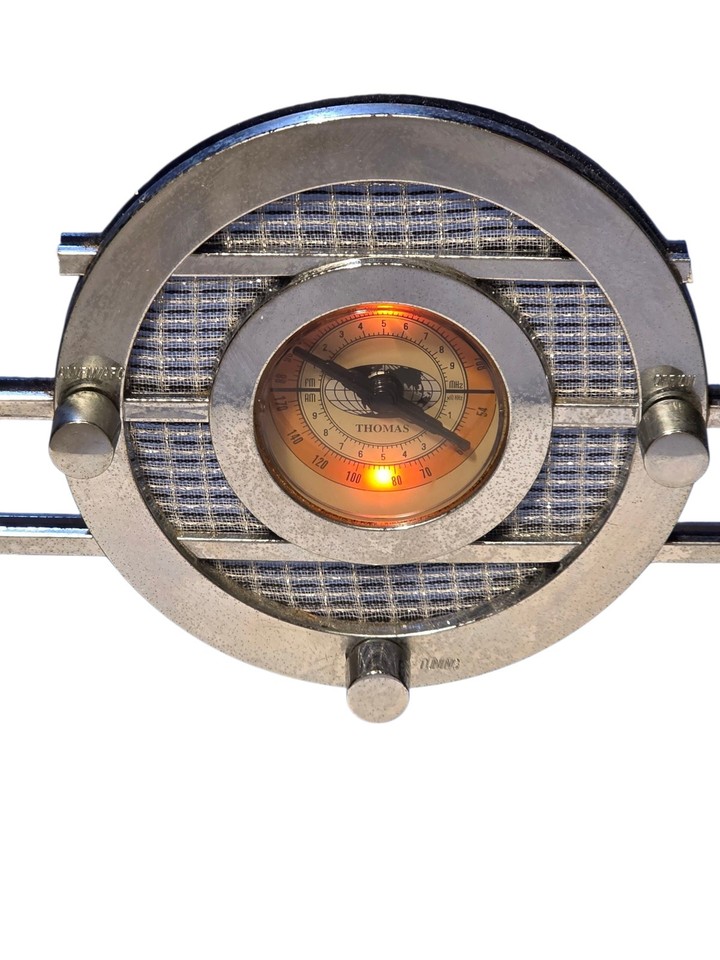 VINTAGE THOMAS MUSEUM SERIES TPC-109 MIRRORED AM/FM RADIO CASSETTE ...