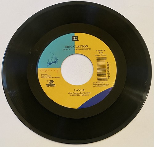 Eric Clapton " Layla / Signe " From MTV Unplugged 45 vinyl record | eBay