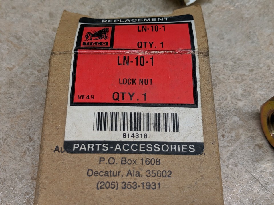 LN-10-1 Wheel Clamp Lock Nut Farmall IH A B C | eBay