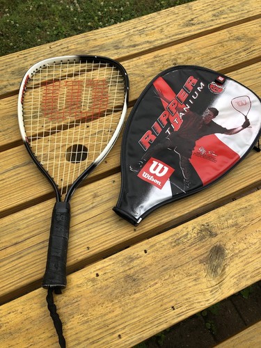 Wilson Ripper Titanium Racquetball Racket - Stretch 22 | eBay