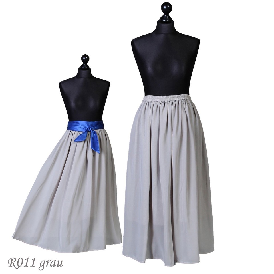 Chiffon Rock Damen Sommerrock Lang Rock Strandrock Maxirock mehre ...