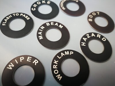 TOGGLE SWITCH ROUND NAME TAG - ANY TEXT YOU REQUIRE - FOR LUCAS TOGGLE ...