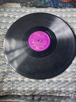 OKEH Record 78 rpm 6696 WHEN THE LIGHTS GO ON AGAIN / MEXICAN HAT DANCE ...