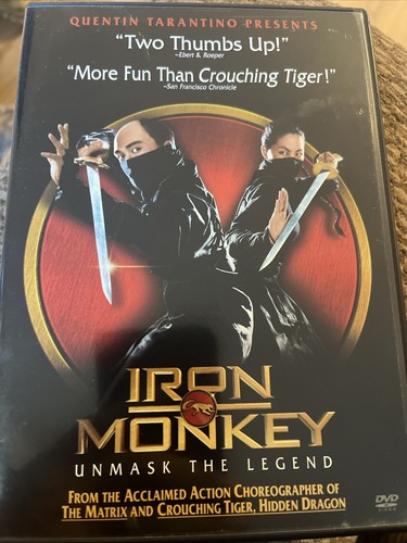 Iron Monkey (DVD, 2002) Quentin Tarantino Presents Donnie Yen Yuen Wo ...