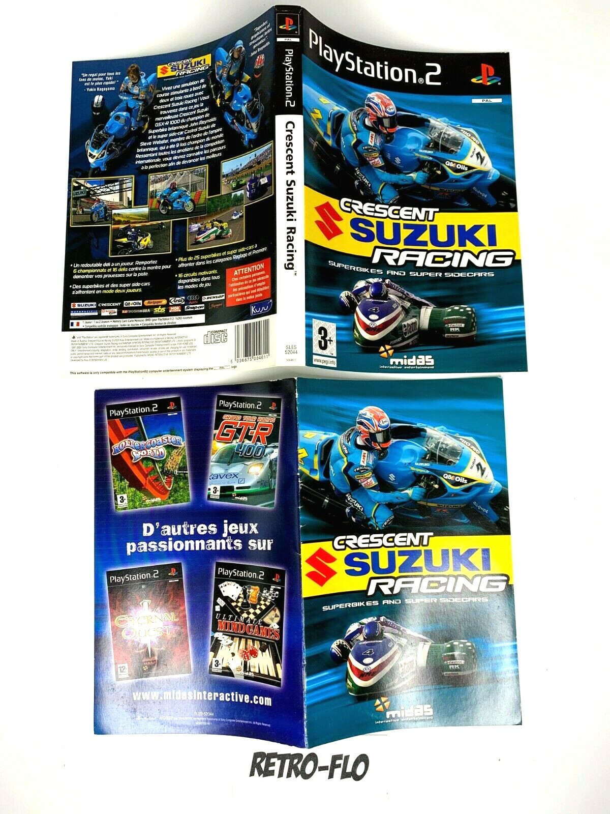 Crescent Suzuki Racing PlayStation 2 PAL - Prix - Photo - Présentation