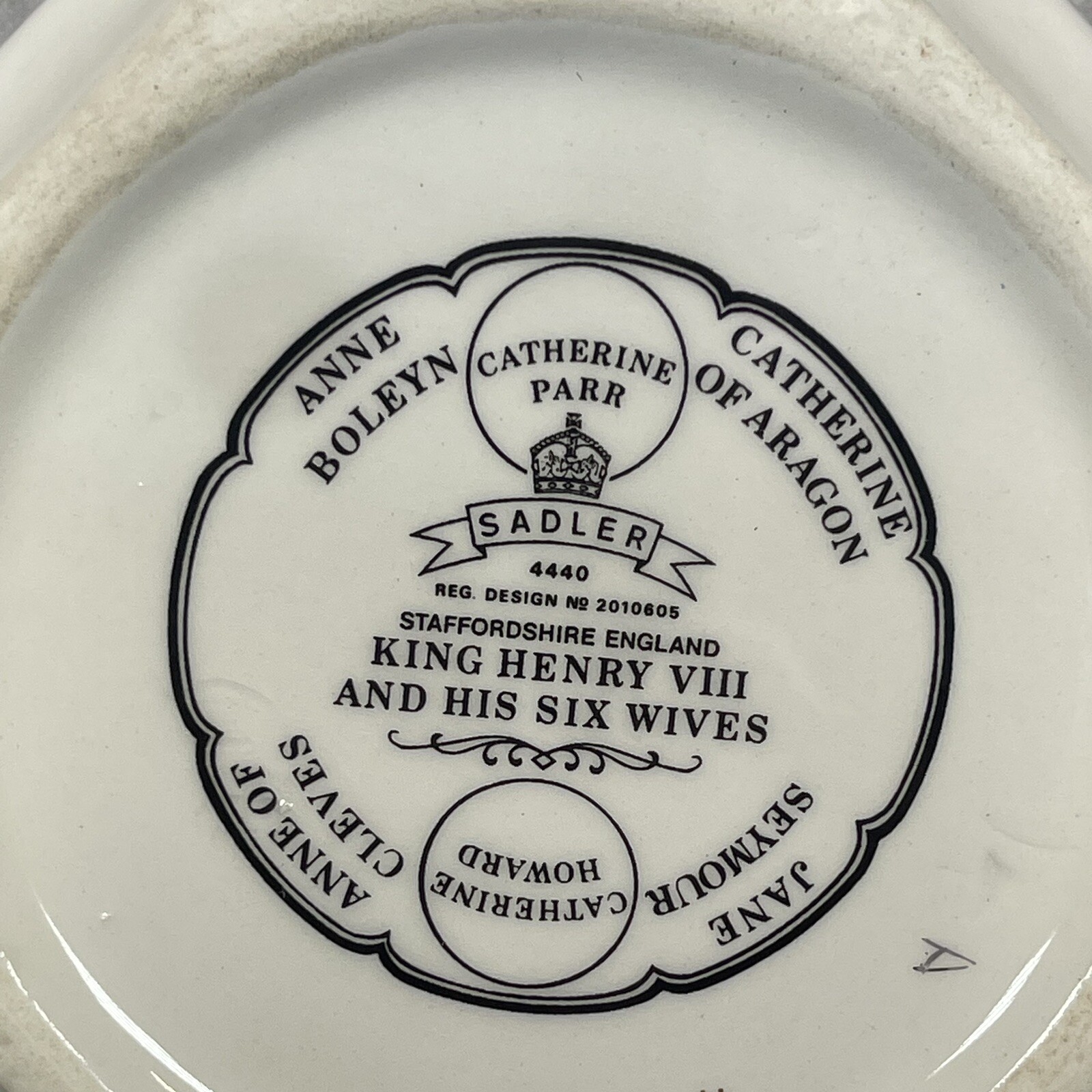 Vintage Sadler England Teapot 4440 King Henry VIII and His 6 Wives ...