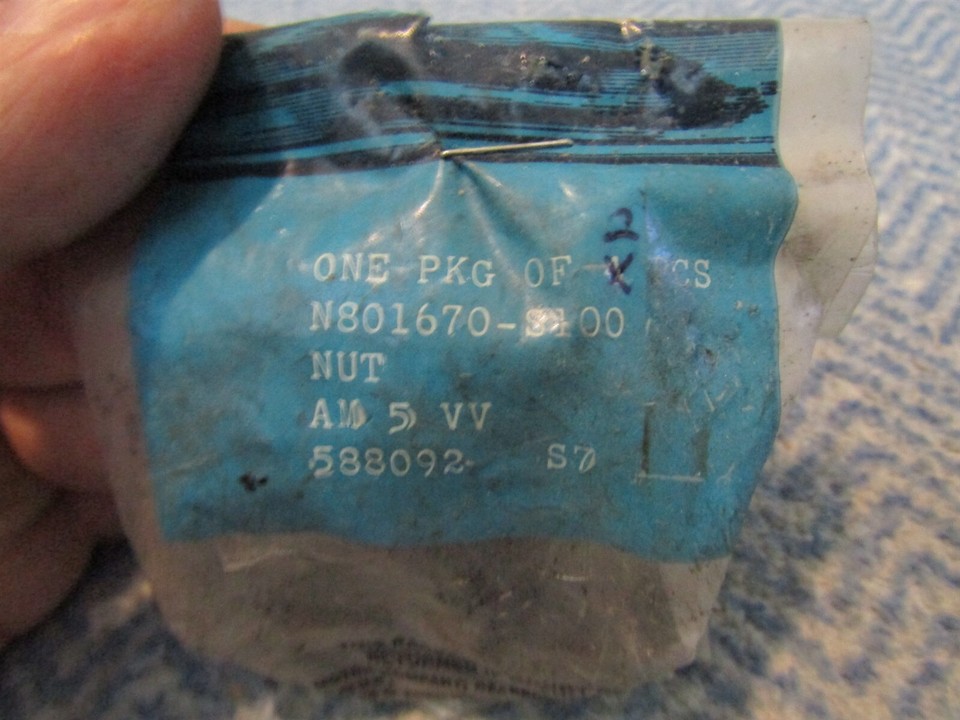 NOS 1980 - 1996 FORD F100 F150 F250 BRONCO SPRING SHACKLEE LOCK NUT ...