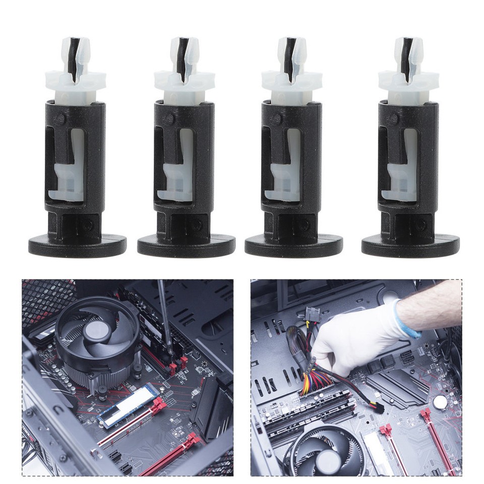 40 PCS Fan Cooler Mount Pin CPU Heatsink Fastener Mounting Clip ...