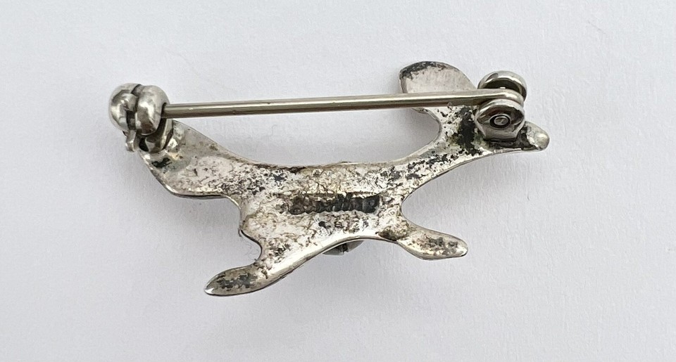 Sterling Silver Road Runner Pin with Turquoise | eBay