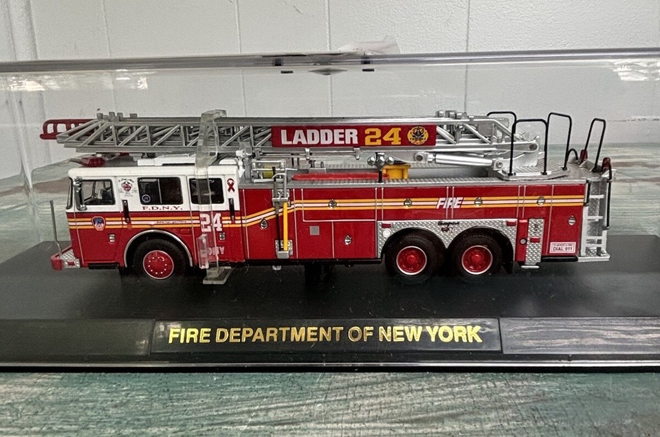 Code 3 FDNY Seagrave Ladder Co. 24 limited to 2,826-3,000 12854 - Mint ...