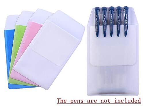 6PCS Assorted Colors Practical Multi-Purpose Heavy Duty PVC Pocket ...