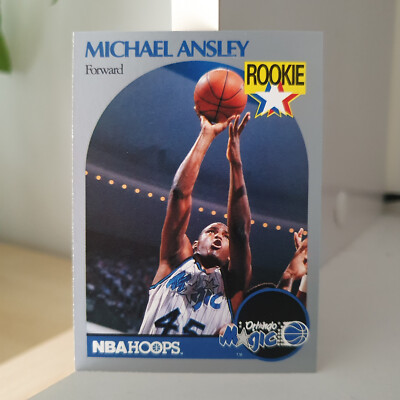 Michael Ansley 1990-91 NBA Hoops Basketball Trading Rookie Card #215 ...