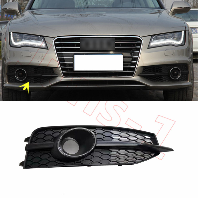 Right Front Bumper Fog Light Cover Grille For Audi A7 S-Line S7 2012 ...