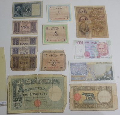 LOT OF (15) ITALY NOTES| (#92) | eBay
