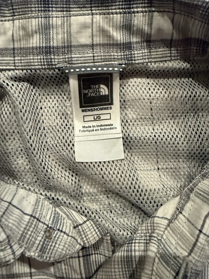 The North Face Plaid Shirt Mens Size Large E52 | eBay