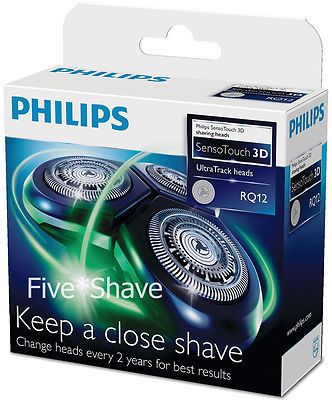 NEUF PHILIPS RQ12 RQ 12 SENSOTOUCH TETES de Rasage/Rasoir RQ1290 ...