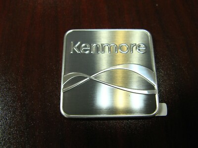 LG Kenmore Refrigerator SS Badge Nameplate OEM part, 1.5 Inch Square ...
