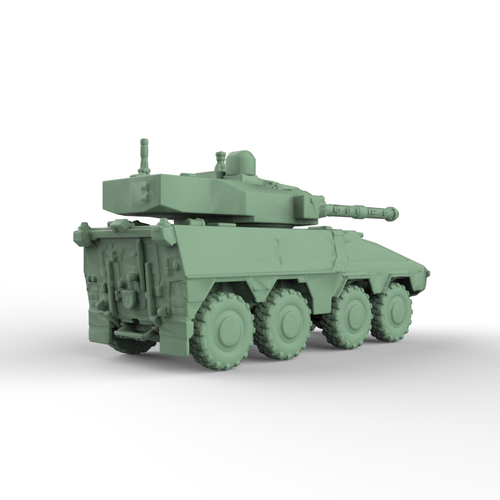 SSMODEL SS200390 1/200 Military Model Kit German BOXER MGS Light Tank ...