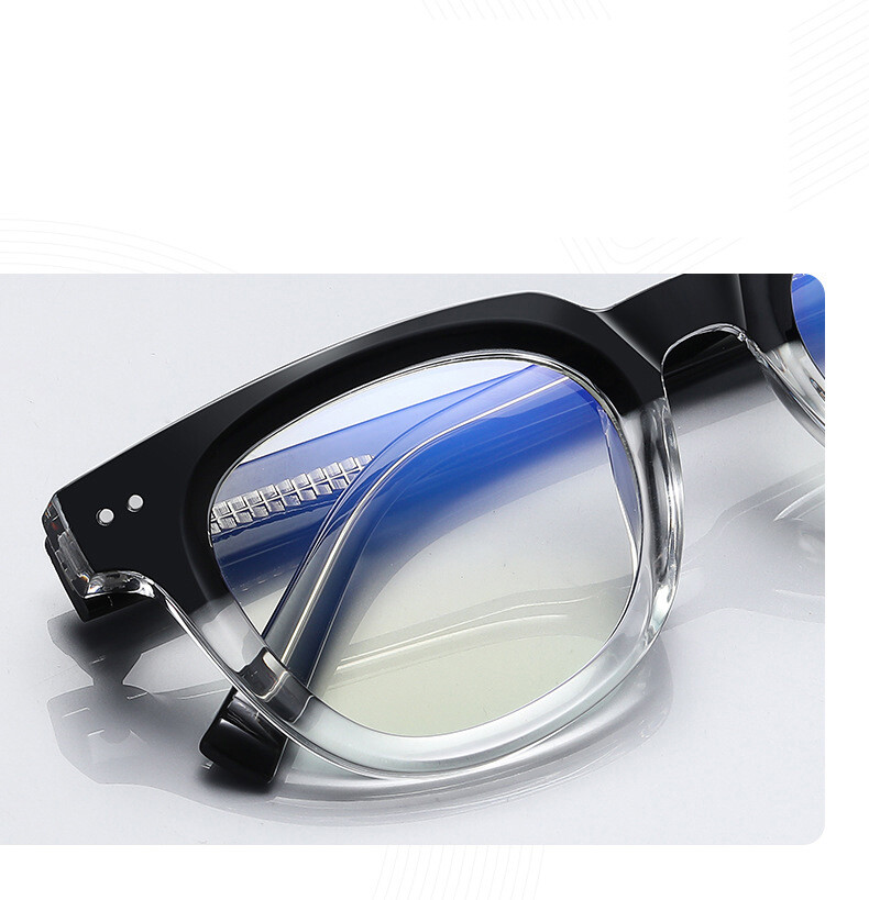 TR90 Frame Anti-Blue Light Eyeglasses For Men Women Clear Lens Glasses ...