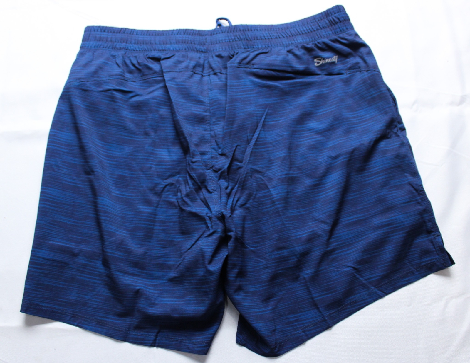 Shinesty Men's Ball Hammock 7" Athletic Shorts DM3 Navy Space Dye Large ...