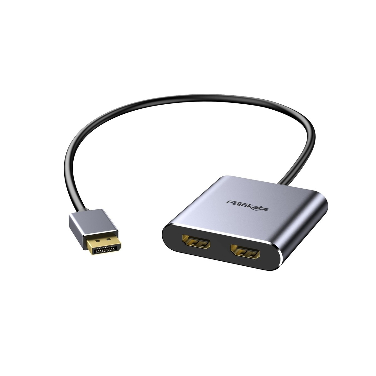 Display Port Splitter DisplayPort To Dual HDMI Adapter 4K 60Hz Multi ...