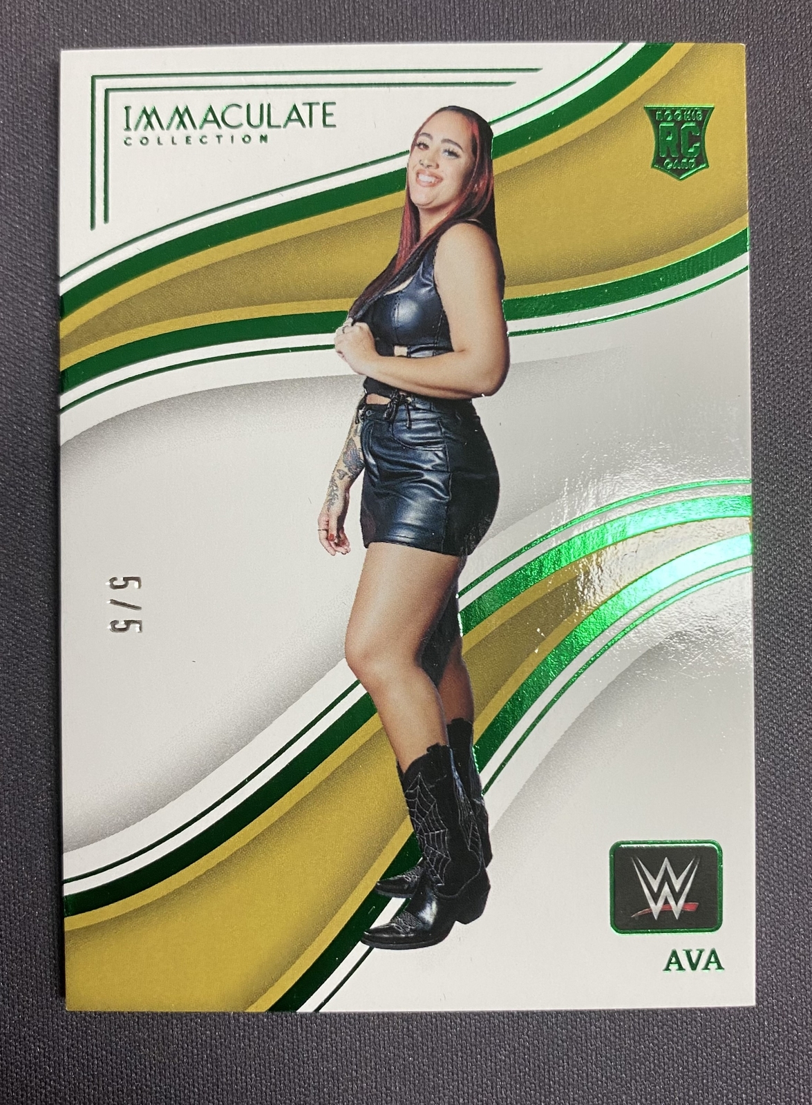 2023 Immaculate WWE AVA NXT RC Rookie Green 5/5 = 1/1 #37 MJTZ | eBay