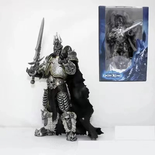 WOW Lich King Arthas Menethil 7" PVC Action Figure Warcraft Collectible ...