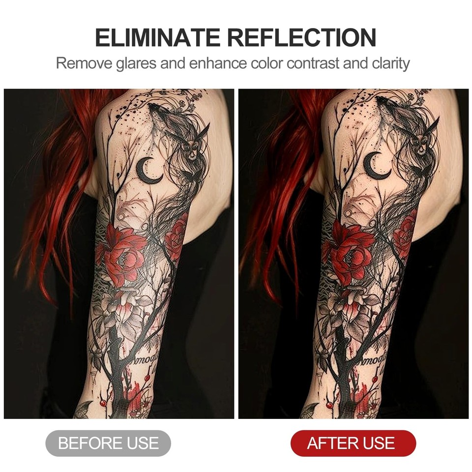 120LED Tattoo Light with CPL Filter, Phone Selfie Light, Tripod, Alix ...