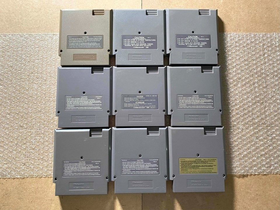 LOT OF 9 Virgin Games NES Games (M.C. Kids Color Dinosaur Jungle ...