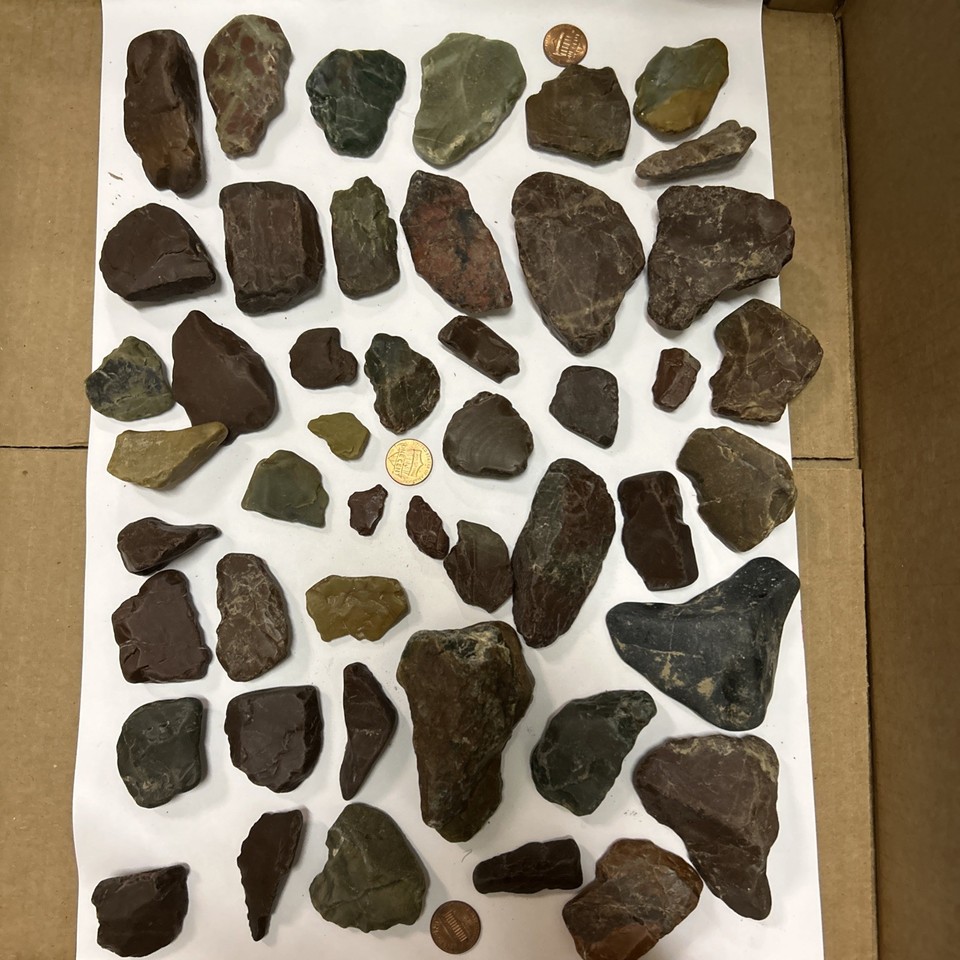 Native American Indian Authentic Stone Arrowheads Artifacts Points ...