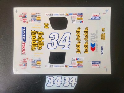 1994 Mike McLaughlin #34 Fiddle Faddle Chevy Car 1:24 Decal ...