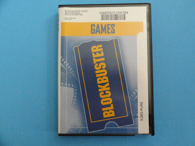 XBOX 360 PURE BLOCKBUSTER VIDEO GAME RENTAL CASE | eBay