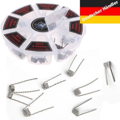 Demon Box 8 in 1 Drähte Selbstwickler - Set Fertigwicklungen Coil Draht ...