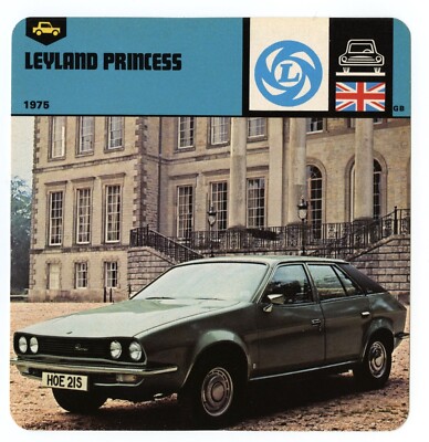 Leyland Princess - GT / Production Car Edito Service SA Auto Rally Card ...