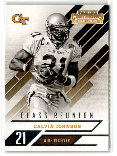 Calvin Johnson 2016 Panini Contenders Draft Picks Class Reunion #7 | eBay