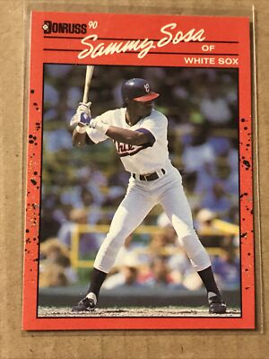 1990 Donruss Sammy Sosa Rookie Error Card No.489 | eBay