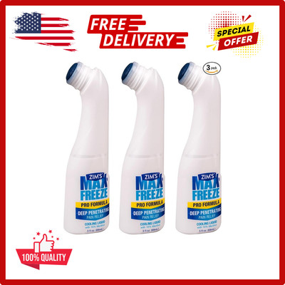 Zim'S Max Freeze Liquid | 3 Pack - Pain Relief Topical Analgesic Cooling Liquid | eBay