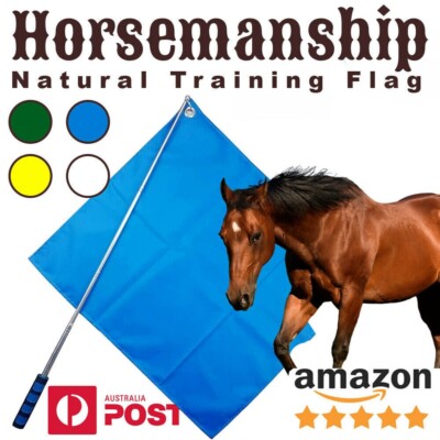 Boinging Horsemanship Stick Telescopic Horse Training Stick and Flag ...