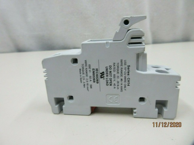 Bussmann CH141D Series Ch14 Fuse Holder #117539 for sale online | eBay
