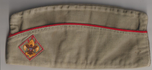 Vintage BOY SCOUTS of AMERICA Garrison Hat Size LARGE Sanforized ...