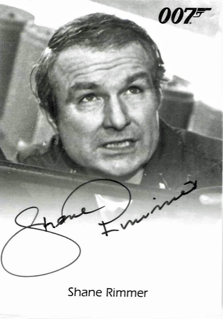 2017 Rittenhouse James Bond Archives Final Edition Shane Rimmer ...