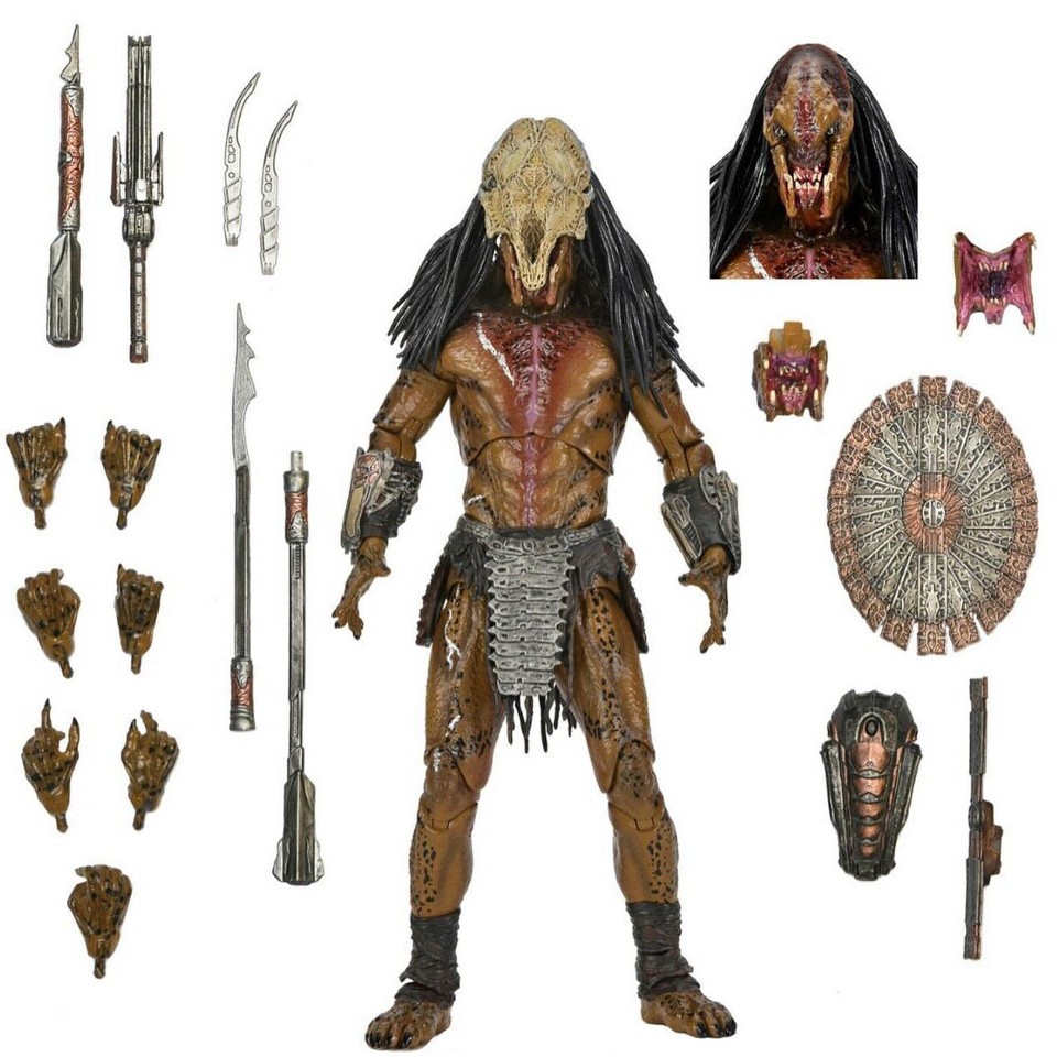 NECA Prey Ultimate Feral Predator 7" Action Figure 1:12 Scale Official ...