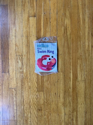 Rare Sesame Street Elmo 18 1/2” Inflatable Swim Ring S-60040-2BG 2003 ...