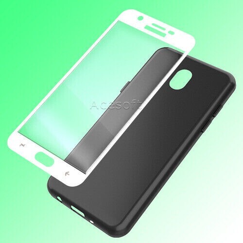 [White Frame] Screen Protector Soft Case for Samsung Galaxy J7 (2018 ...